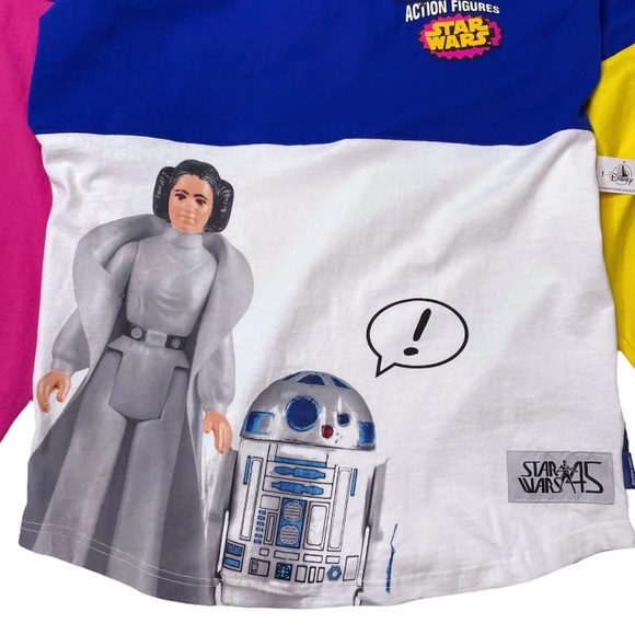 Disney | Shirts | Star Wars Vintage Action Figures D23 222 Expo Spirit ...